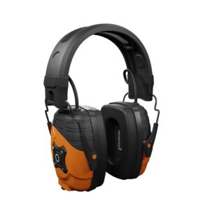 isotunes link bluetooth hearing protection: osha compliant noise isolation earmuff headphones, 14+ hour battery life, included rechargeable lithium ion or aaa batteries, 25db nrr, 85db safe max volume