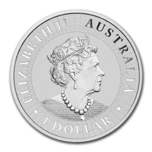 2015 - Present (Random Year) AU Lot of (5) 1 oz Silver Kangaroo Brilliant Uncirculated with Certificate of Authenticity $1 BU