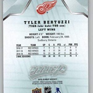 2019-20 Upper Deck MVP #195 Tyler Bertuzzi Detroit Red Wings NHL Hockey Trading Card