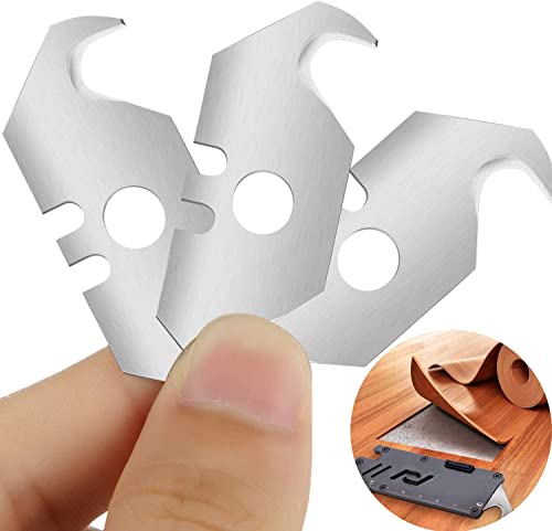 Utility Knife Blades Hooks Carpet Hook,30Pcs Steel Razor Blade Knives with Storage Box for Roofing and Linoleum, Carpenter Replacement Easycut Shingle Cutter to Trim (Utility Knife Blades Hooks Kit)