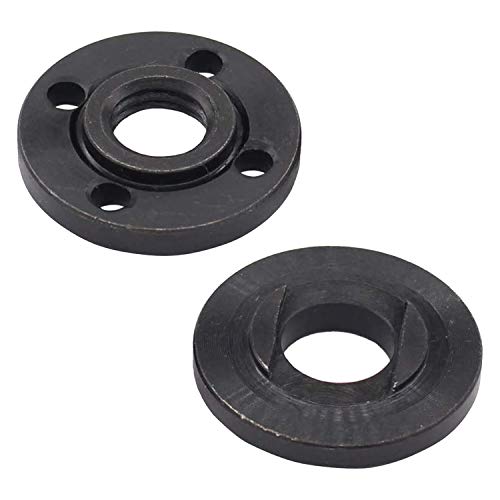 Angle Grinder Flange Nut for Dewalt Ryobi Milwaukee Makita Black & Decker 193465-4 224399-1 224568-4 Metal Lock Nut Kit (2/Pack)