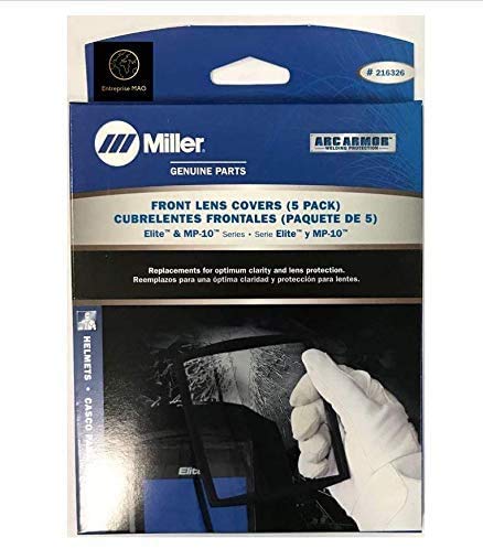 Miller 216326 Elite & MP-10 Front Lens Cover Pkg = 5