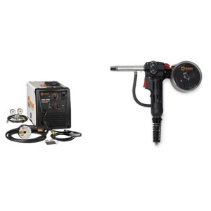 hobart handler 210 mvp mig welder + spool gun kit - versatile welding bundle for precision welding