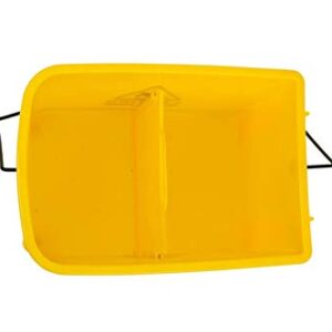 Mop Bucket with Side Press Wringer, 5.28 Gallon Mop Bucket with Wringer Combo Commercial Home Cleaning Cart