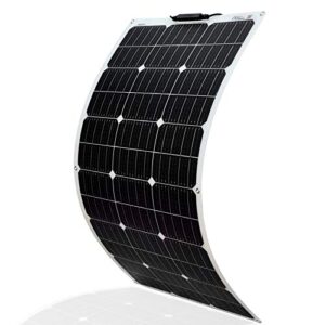 xinpuguang flexible solar panel 100w 12v monocrystalline solar charger off-grid for rv boat cabin van car trailer