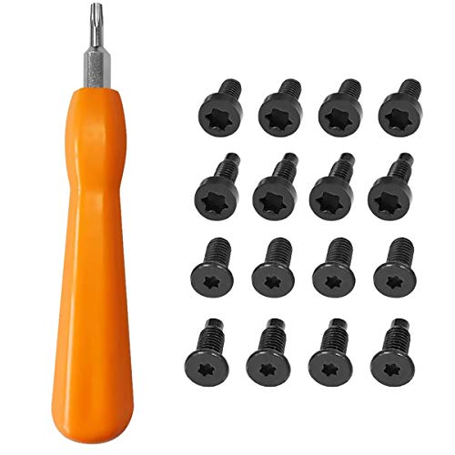 Screwdriver and Screws Kit for Doorbell, T6 T15 Bit Screwdriver for Video Doorbell,Doorbell 2, Doorbell Pro and Elite Battery Change, Charge and Replacement, WiFi Password Reset Access