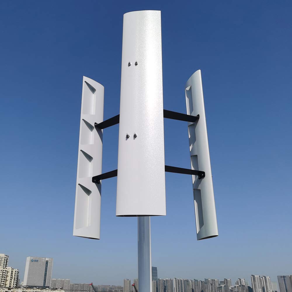 NINILADY 400w 600w MAGLEV Permanent Magnet Vertical Wind Turbine Generator 3 Phase AC 12v /24v with Free Controller Wind Power (24V, 400W)