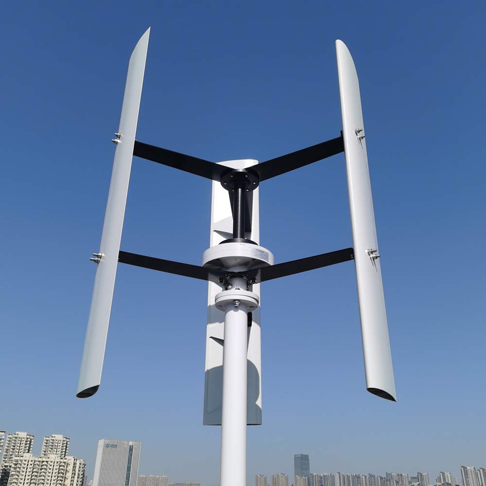 NINILADY 400w 600w MAGLEV Permanent Magnet Vertical Wind Turbine Generator 3 Phase AC 12v /24v with Free Controller Wind Power (24V, 400W)