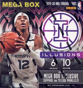 2019/20 panini illusions nba basketball mega box (10 pks/bx)