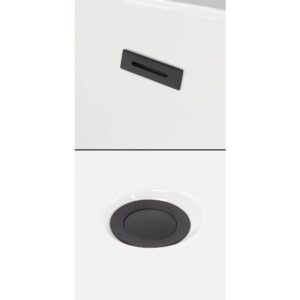 Wyndham Collection WCOBTTRIMUNISQMB Bathtub Trim Kit, Matte Black