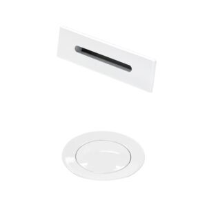 wyndham collection wcobttrimunisqsw bathtub trim kit, shiny white