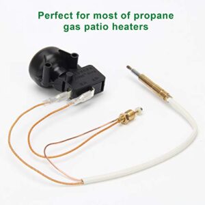 Coolrunner Gas Patio Heater Repair Replacement Parts Outdoor Heaters Safety Kits Thermocouple (M8 x1) and FD4 Dump Switch for Propane Gas Patio Heater