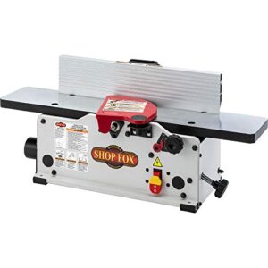 shop fox w1876 6" benchtop jointer with spiral-style cutterhead