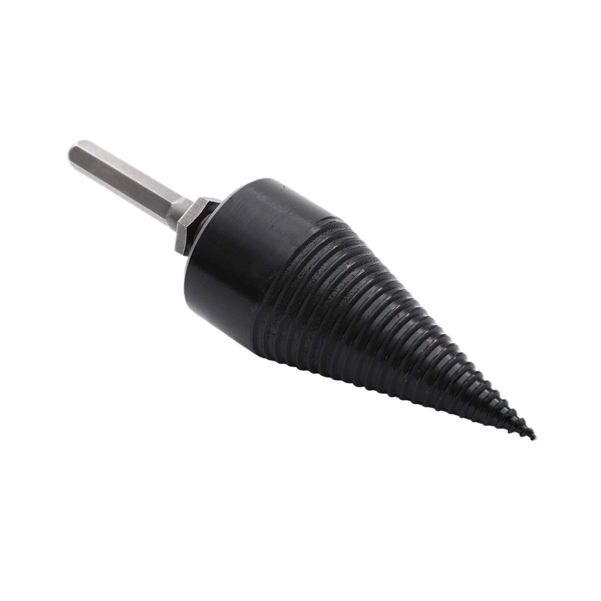 Cabilock Firewood Log Splitter Drill Bit Wood Splitter Cone Drill Bits Heavy Duty Drill Screw Cone Driver for Hand Drill 32mm