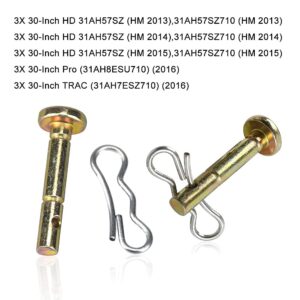 Ohoho 10Pack 738-04124A Shear Pins & 714-04040 Bowtie Cotter Pin - Compatible with MTD / CUB &Troy-bilt Craftsman 738-04124A 738-04124 938-04124 714-04040 7188389 80-749 780-242 Snow Throwers