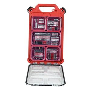 MilwaukeeTool 48-32-4082 Impact-Duty Alloy Steel Driver Bit Set with PACKOUT Case (100-Piece)