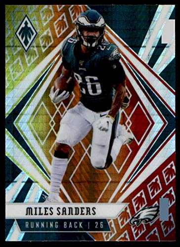 Football NFL 2020 Panini Phoenix Fire Burst #75 Miles Sanders Eagles