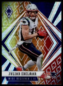 football nfl 2020 panini phoenix fire burst #14 julian edelman patriots