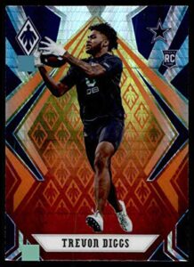 football nfl 2020 panini phoenix fire burst #165 trevon diggs rc cowboys