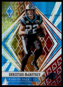 football nfl 2020 panini phoenix fire burst #68 christian mccaffrey panthers