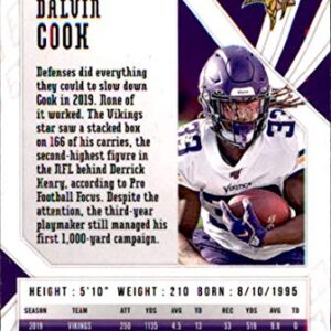 2020 Panini Phoenix Fire Burst #70 Dalvin Cook Minnesota Vikings Football Card