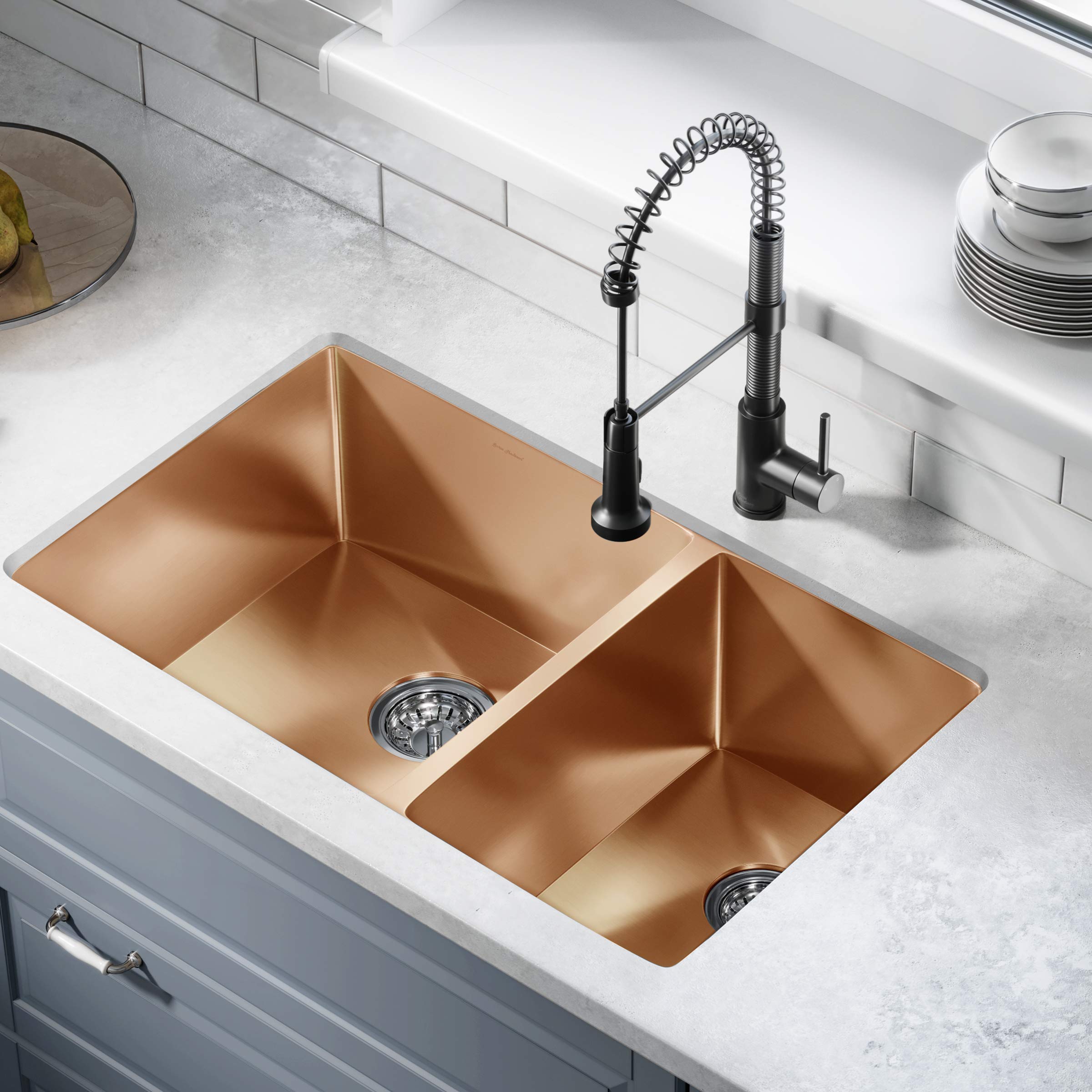 Swiss Madison Well Made Forever SM-KU725RG Undermount Sink, Rose Gold