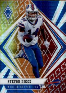 2020 panini phoenix fire burst #87 stefon diggs buffalo bills football card