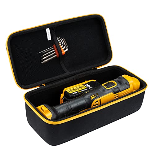 Khanka Hard Travel Case Replacement for DEWALT 20V MAX Right Angle Cordless Drill/Driver DCD740C1 / DCD740B