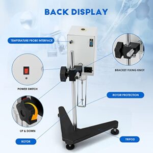 CGOLDENWALL NDJ-5S Rotary Visometer Digital Rotational Viscosity Meter Lab Viscometers 110-240V 1-100,000mPa.s Accuracy:±3.0% (With 0# rotor)