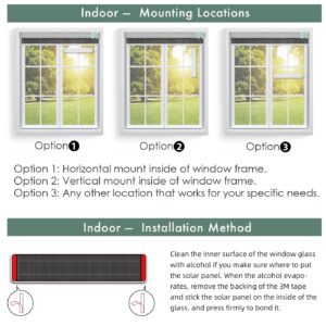 Yoolax Motorized Roller Blinds Accessories (Solar Panel)