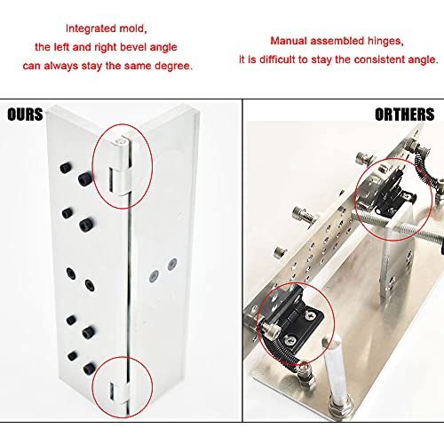 SCOTTCHEN Belt Grinder Knife Sharpener Jig Knives Sharpening Locator Tool Aluminum for Belt Sander Machine