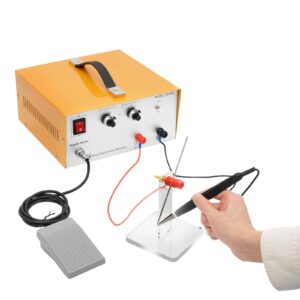 80a 110v jewelry spot welder pulse sparkle spot welder portable spot welding machine with handle tool for gold silver platinum