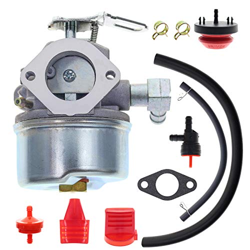 MOTOALL Carburetor for Tecumseh 632107A 632107 640084B 640084A TORO 521 SnowBlower HSK40, HSK50,HS50 LH195SP - Tecumseh 632107 Carb With Gasket