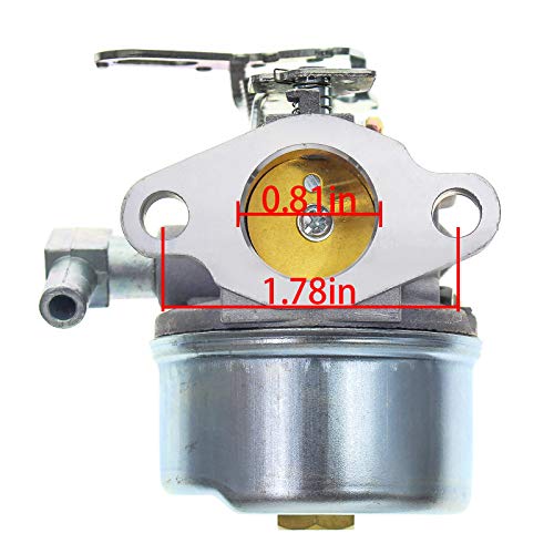 MOTOALL Carburetor for Tecumseh 632107A 632107 640084B 640084A TORO 521 SnowBlower HSK40, HSK50,HS50 LH195SP - Tecumseh 632107 Carb With Gasket