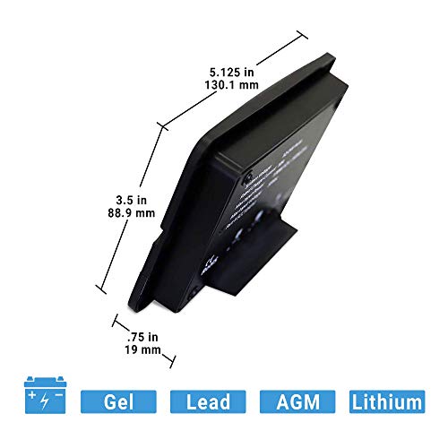 AIMS Power Flush Mount 10 Amp Solar Charge Controller 12/24V PWM