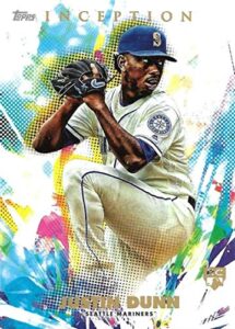 2020 topps inception #51 justin dunn seattle mariners rookie baseball card