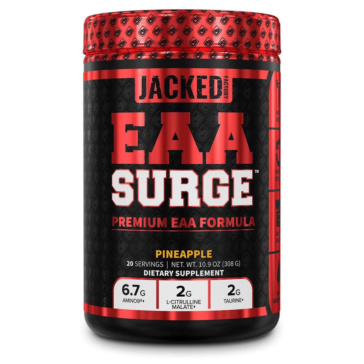 Jacked Factory Nitrosurge Pre Workout, EAA Surge Intra Workout, Growth Surge Post Workout