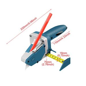 PUXING Gypsum Board Cutting Device, All-in-one Drywall Cutting Hand Tool with Measuring Tape and Utility Knif e, Measure and Mark Wood for Measure, Mark and Cut Drywall, Wood, etc