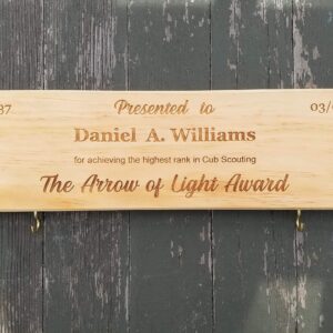 Arrow of light award, Arrow of light plaque, crossover ceremony