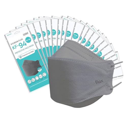 [20Packs] KF-94 - Face Protective Mask for Adult [Made in Korea] [Individually Packaged] Premium Certified Face Safety Disposable Dust Mask for Adult