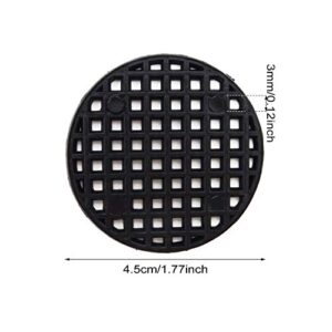 Honbay 100PCS Plastic Flower Pot Hole Mesh Pad Prevent Soil Loss Breathable Gasket Drainage Netting for Bonsai (45mm/1.8 Inch)