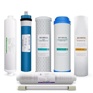 9 stage ro system filter set 3 in1 alkaline u- -v 4 pins- 50gpd membrane