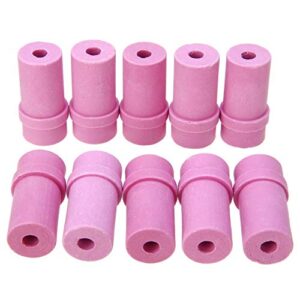 10 Pcs Ceramic Sandblaster Nozzle,Air Siphon Sand Blasting Gun Sandblasting Parts Ceramic Nozzle（4mm）