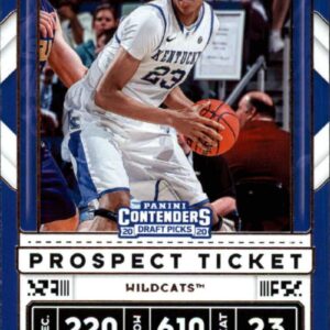 2020-21 Contenders Draft Picks Prospect Ticket Variation Basketball #7 Anthony Davis Kentucky Wildcats Official NCAA Licensed Trading Card by Panini America