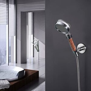 simpletome Shower Head Holder Adhesive Adjustable Bracket Wall Mount SUS304 Stainless Steel