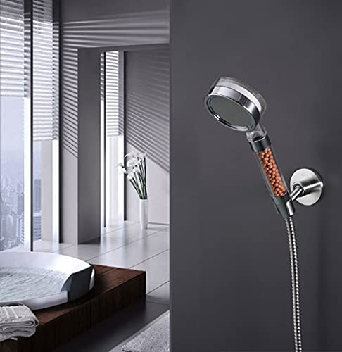 simpletome Shower Head Holder Adhesive Adjustable Bracket Wall Mount SUS304 Stainless Steel