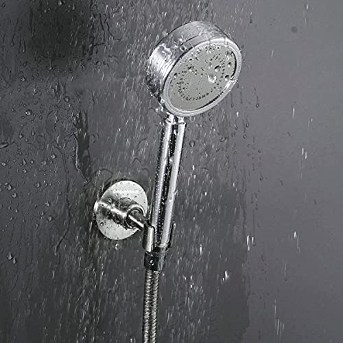 simpletome Shower Head Holder Adhesive Adjustable Bracket Wall Mount SUS304 Stainless Steel