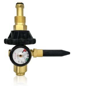 rx weld helium latex balloon filler air flow inflator regulator 0-3000 psi with gauge for cga580 tank valve