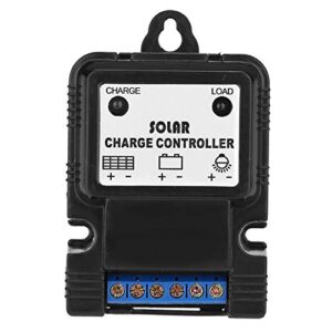 junlucki 6v/12v solar charge controller, plastic pwm solar controller, for renewable energy sources renewable energy accessories