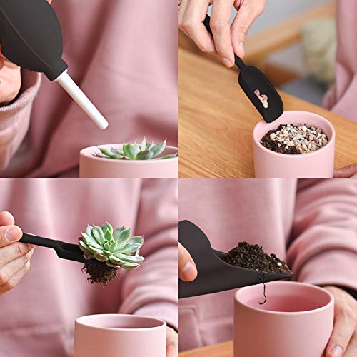 Benvo 20 Pieces Succulent Plants Tools Mini Garden Transplanting Set for Fairy Garden Planting, Miniature Plant Care of Cactus, Houseplant, Bonsai Plants Tools Kit